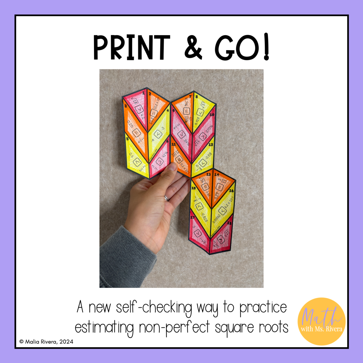 Comparing Real Numbers Fall Collaborative Tessellation Bulletin Board ...