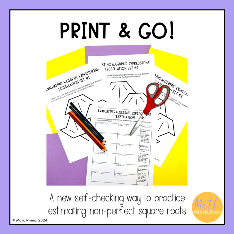 Estimating Square Roots Fall Collaborative Tessellation Bulletin Board ...