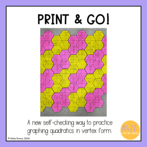 Graphing Quadratics in Vertex Form Collaborative Tessellation Bulletin ...