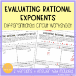 Evaluating Rational Exponent Expressions Differentiated Circuit ...